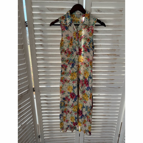Lucca Couture | Dresses | Lucca Couture Daisy Chain Floral Print Midi ...